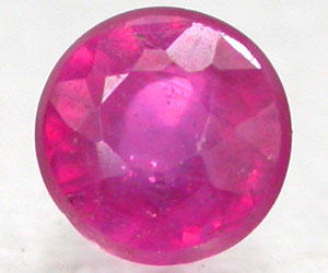 2 mm rund extremt ovanlig äkta naturlig mogok burma rubin - Gemsheaven