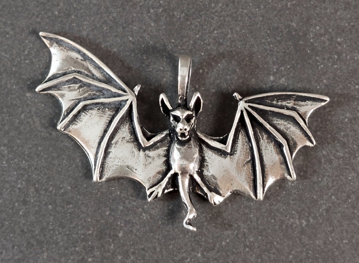 Stengarden.com - Fladdermus Hänge i Sterling silver