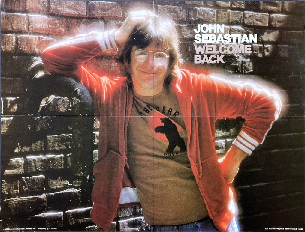 Nostalgipalatset - JOHN SEBASTIAN - Welcome Back (1976) LP Promo poster