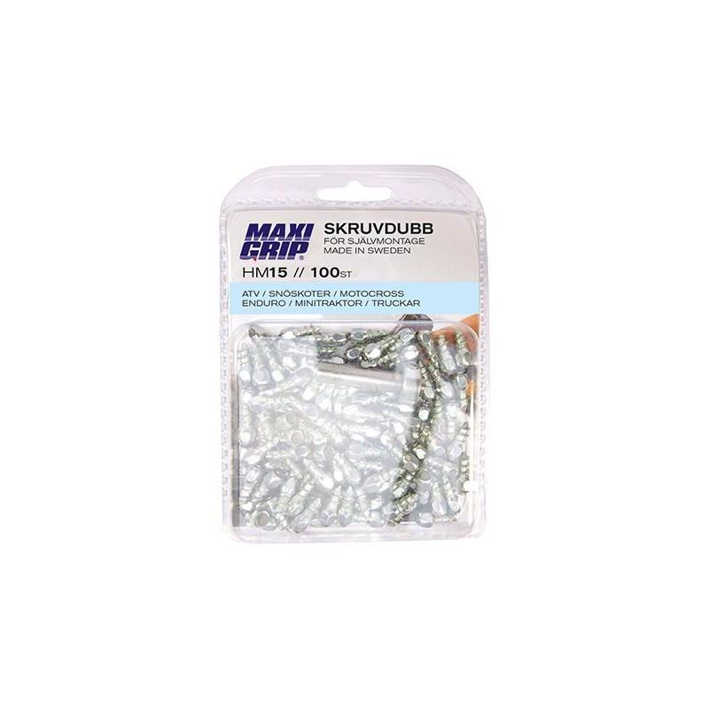 MaxiGrip Screw Studs | 15mm - Extraljuskungen.com