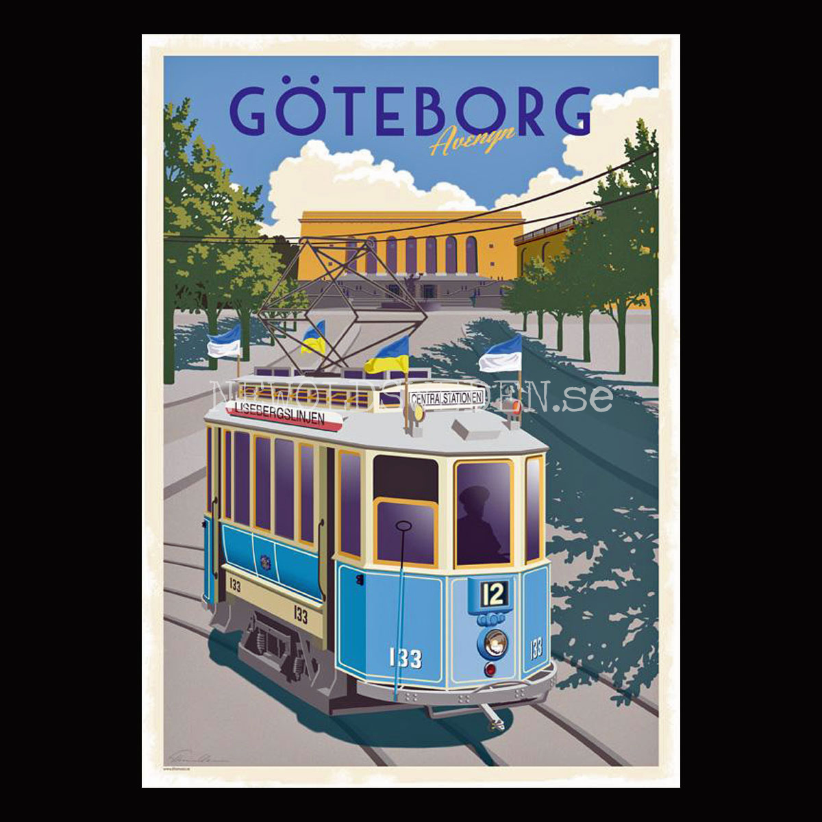 GÖTEBORG AVENYN SPÅRVAGN A4 - ThomasO - NEWOLDSWEDEN.se