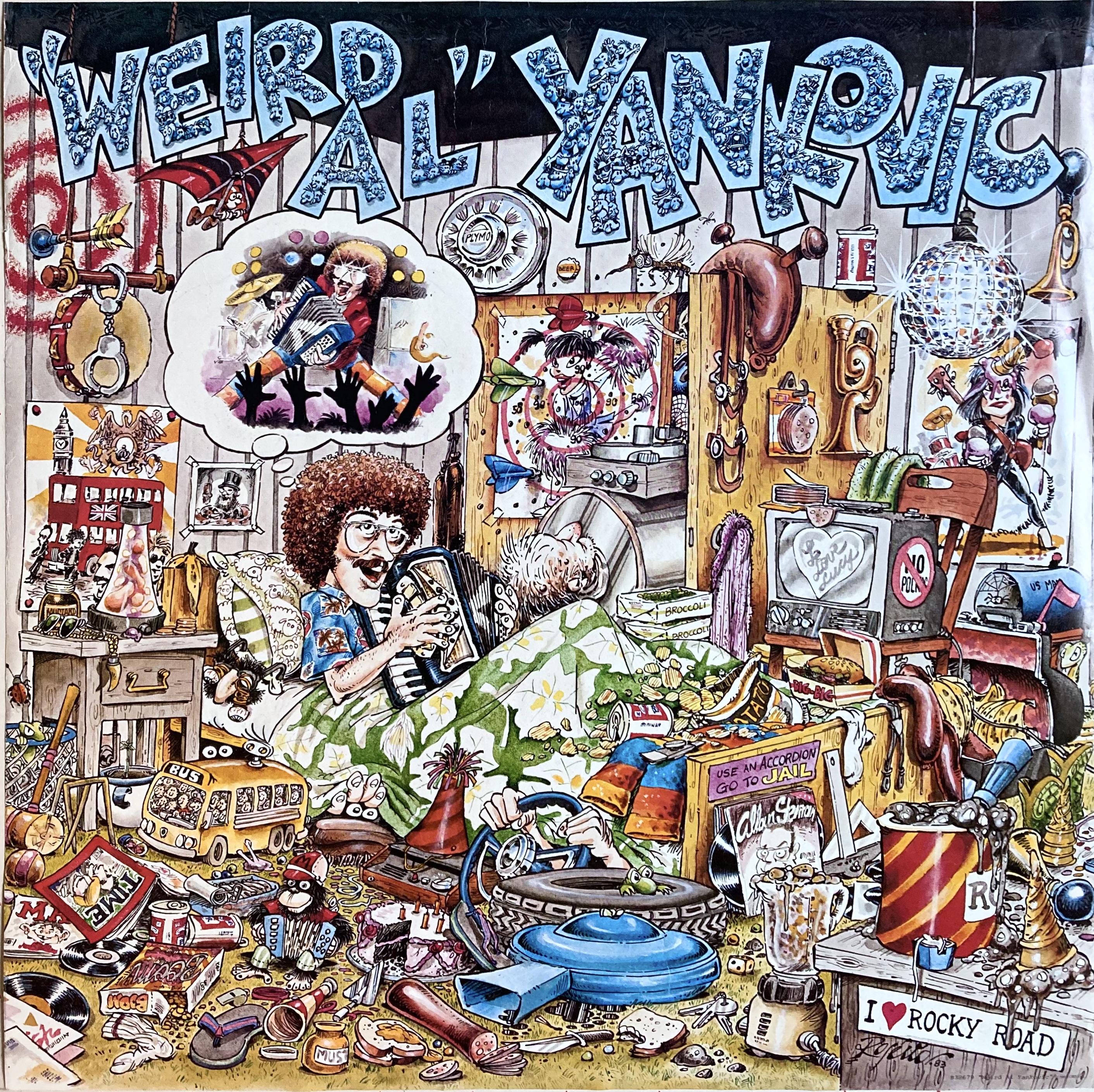 Nostalgipalatset - WEIRD AL YANKOVIC - 1st album (1983) LP promo poster