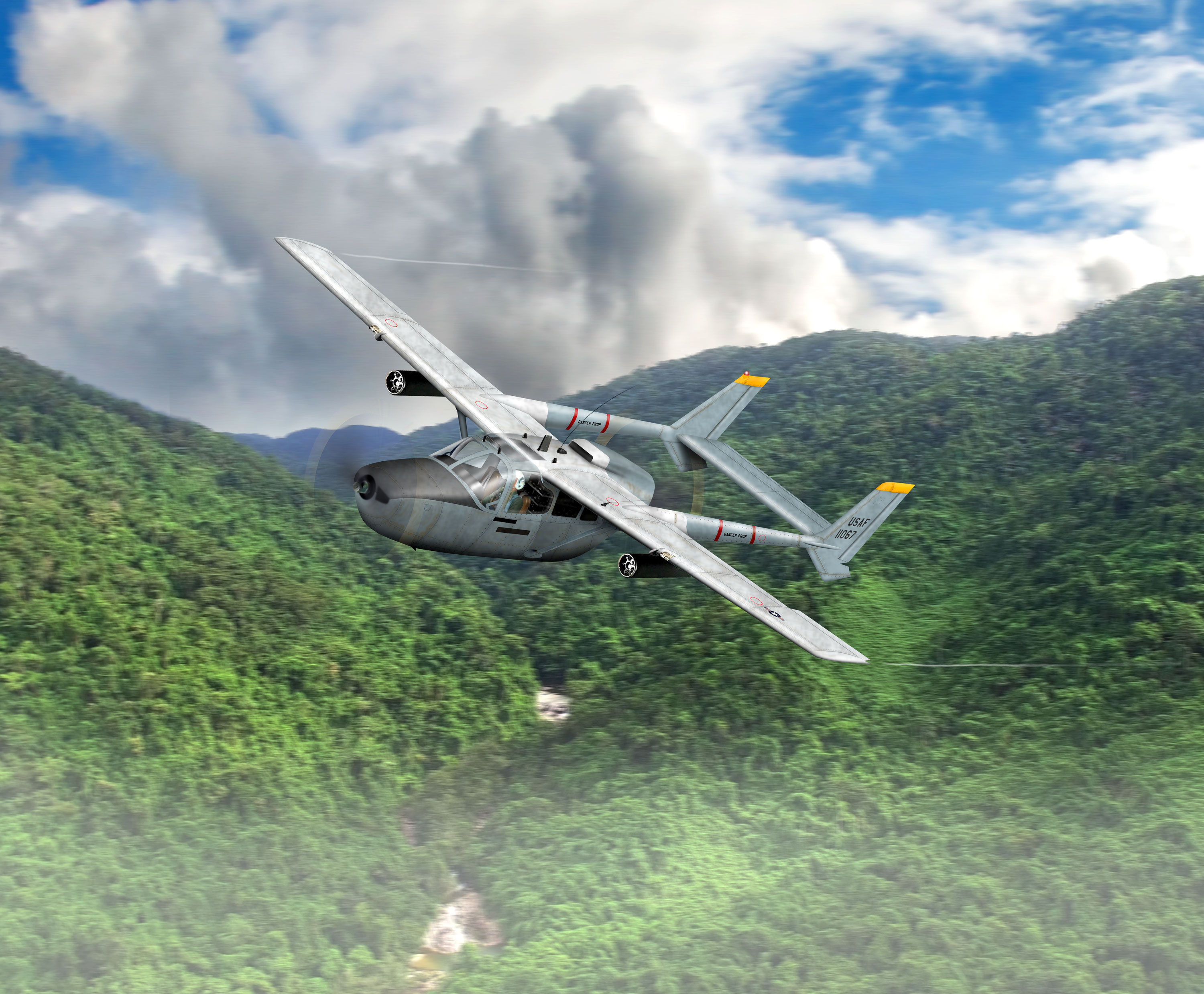 O-2A (late production), USAF Observation Aircraft - Alhobby.se