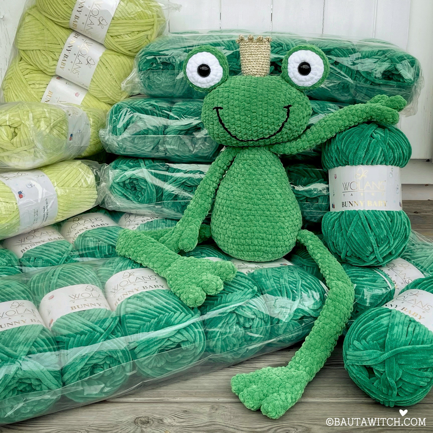 Grodan Froggy - grön - BautaWitch