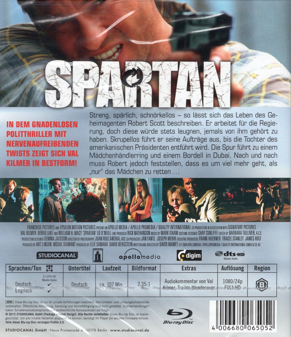 Spartan (ej svensk text) (Blu-ray) - Kvarnvideo.se
