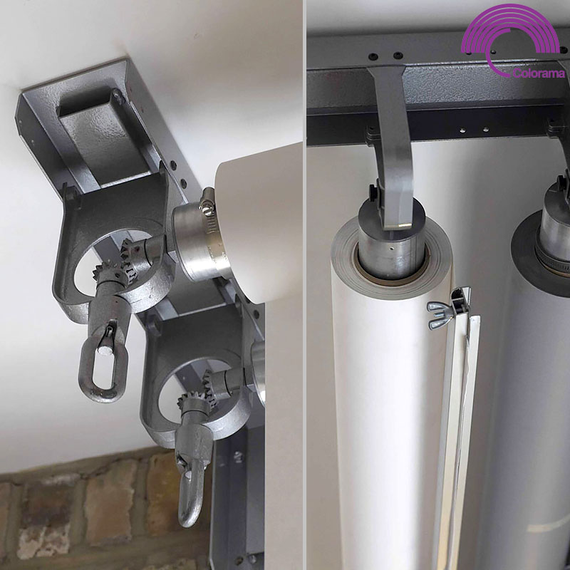 Colorama Rolleasy Ceiling Mount for two 2.72m Paper Background - Voosestore