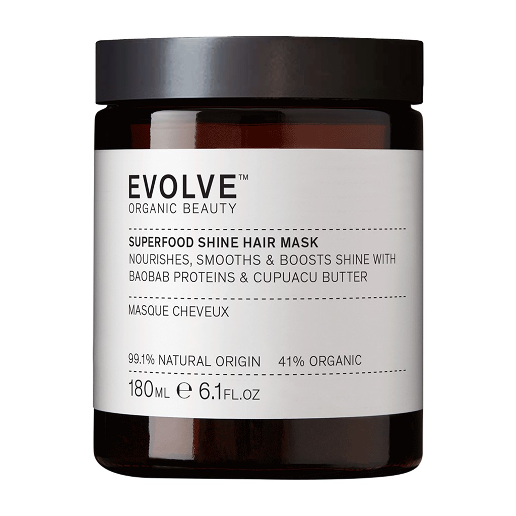 EVOLVE Superfood Shine Hair Mask 180ml - GreenSpirit.no
