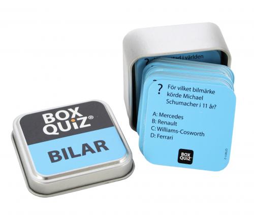 Liten Amanda - Box quiz - Bilar