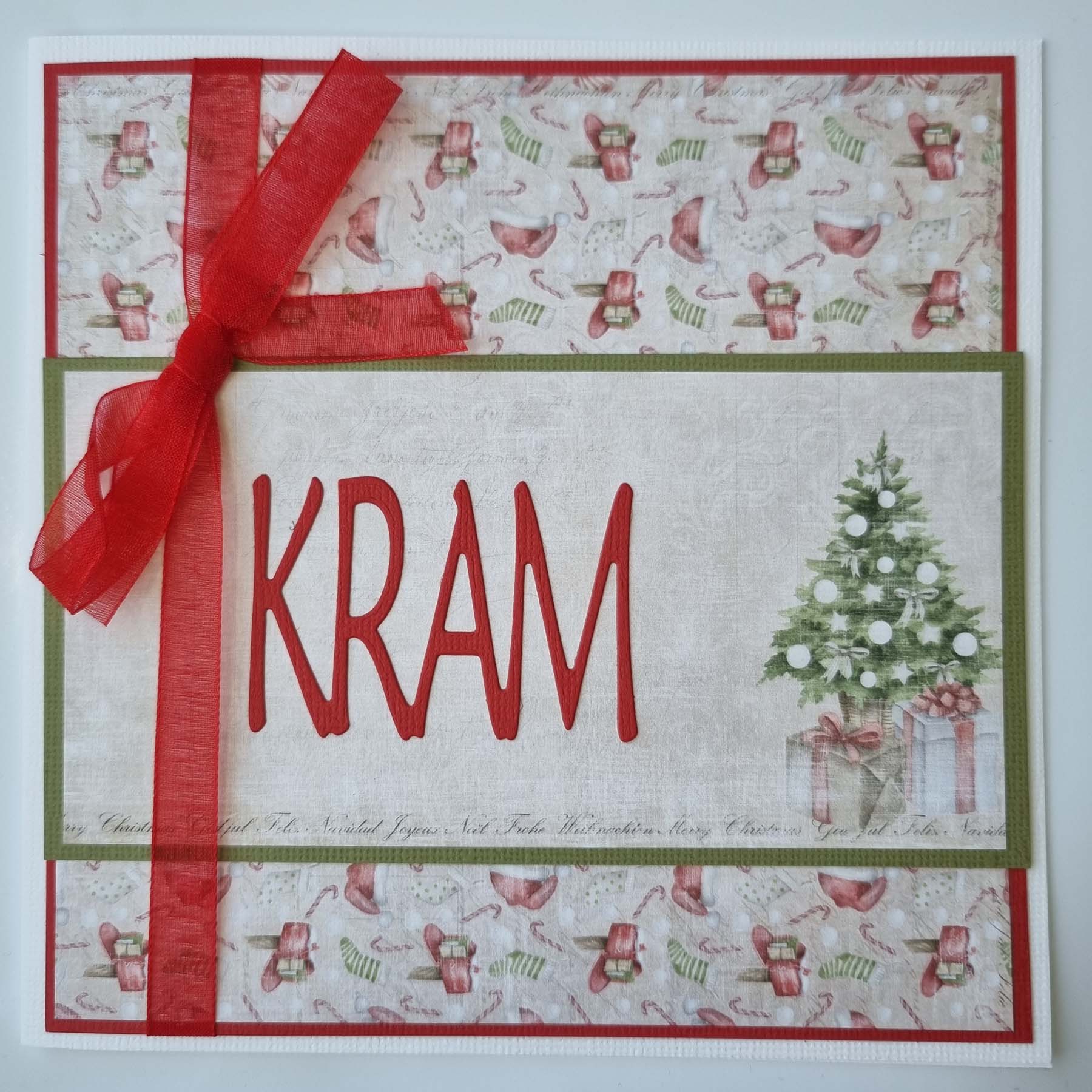 Julkort ( går ej att köpa, endast för inspiration) - Reprint Hobby