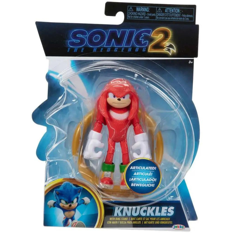 Sonic The Hedgehog Sonic 2 Movie Knuckles Action Figure 10cm - Carsmästaren
