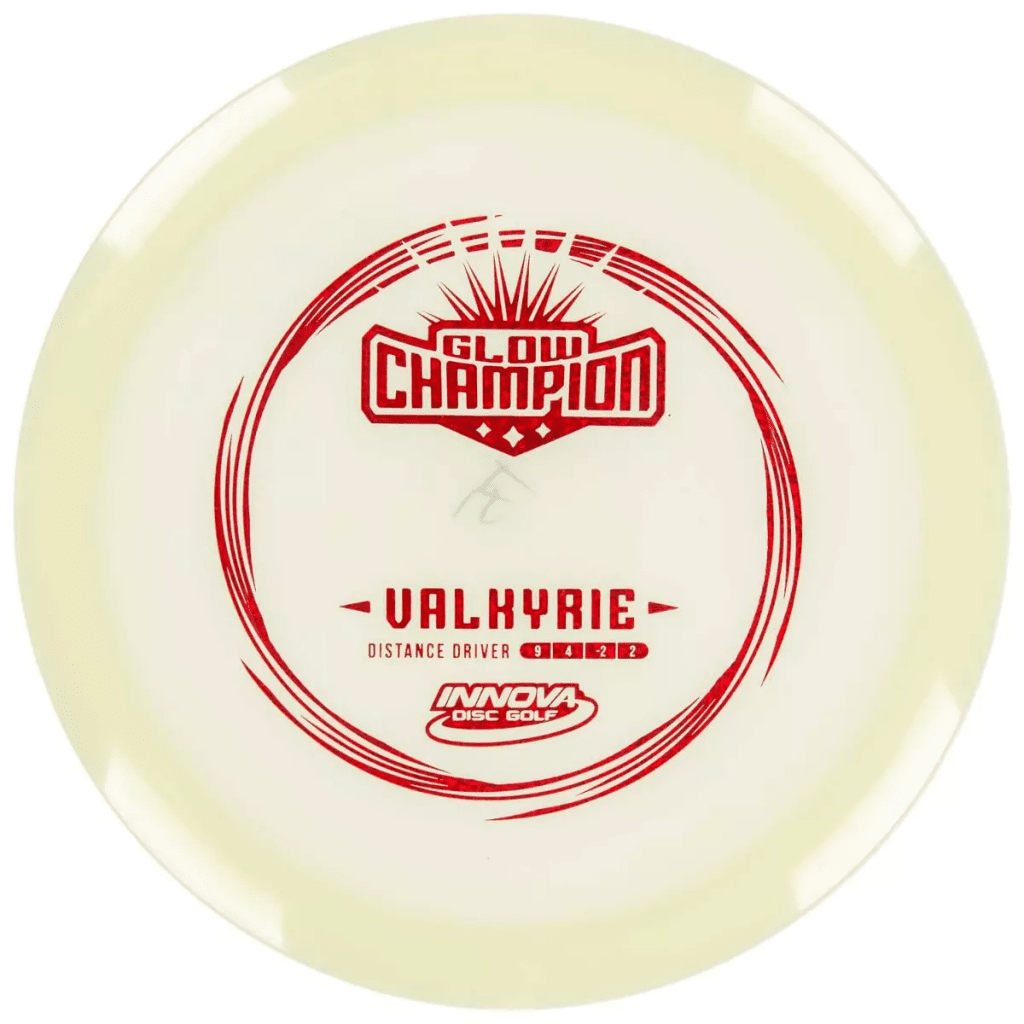 Distance Driver Champion Glow Valkyrie Innova - DiscFabriken
