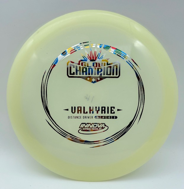 Distance Driver Champion Glow Valkyrie Innova - DiscFabriken