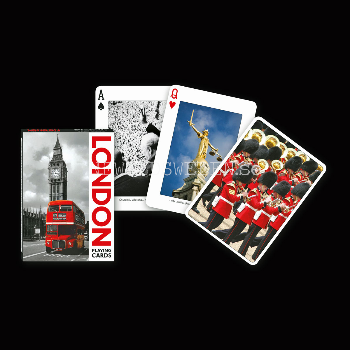 LONDON Collectors' Cards Kortlek PIATNIK - NEWOLDSWEDEN.se