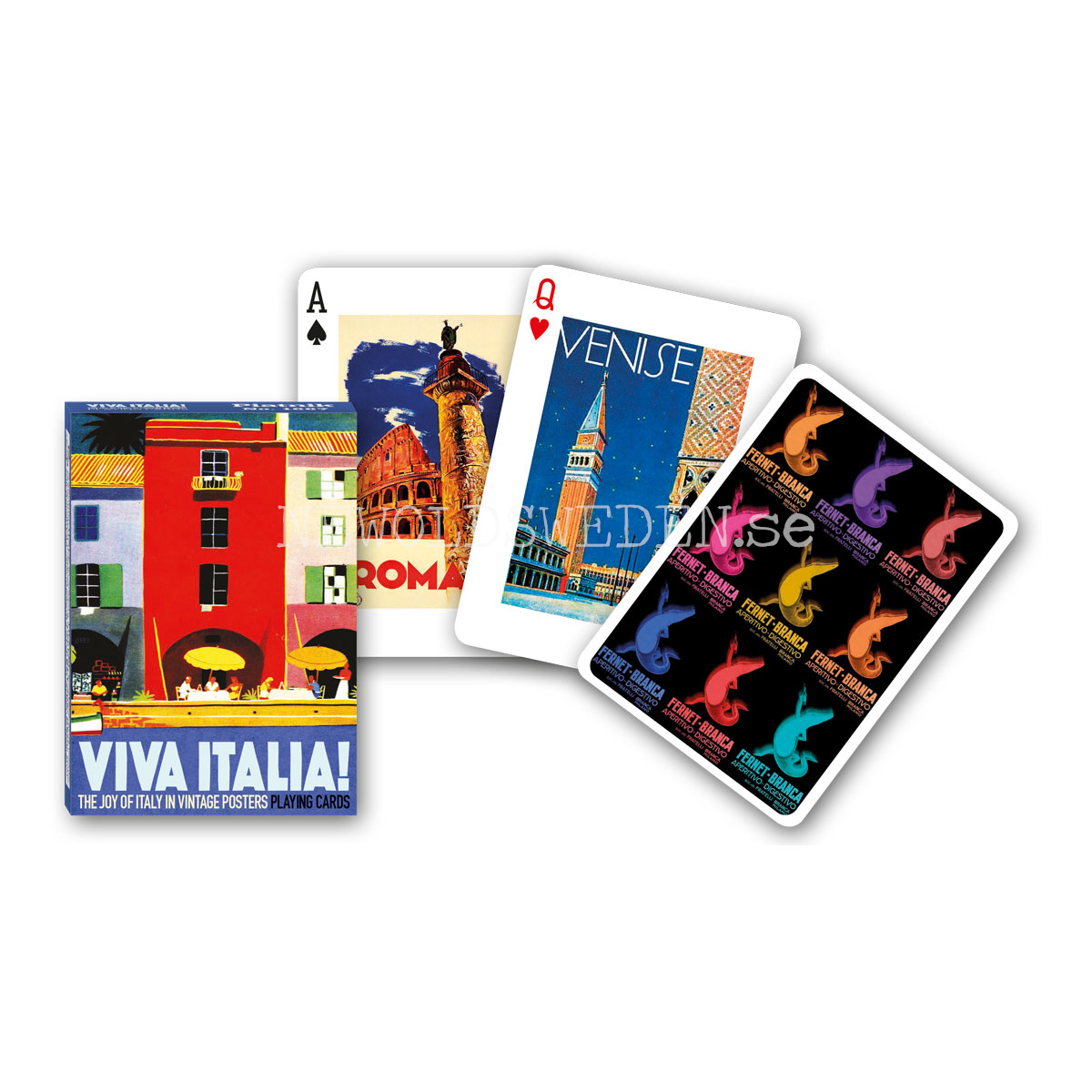 VIVA ITALIA! Collectors' Cards Kortlek PIATNIK ** - NEWOLDSWEDEN.se