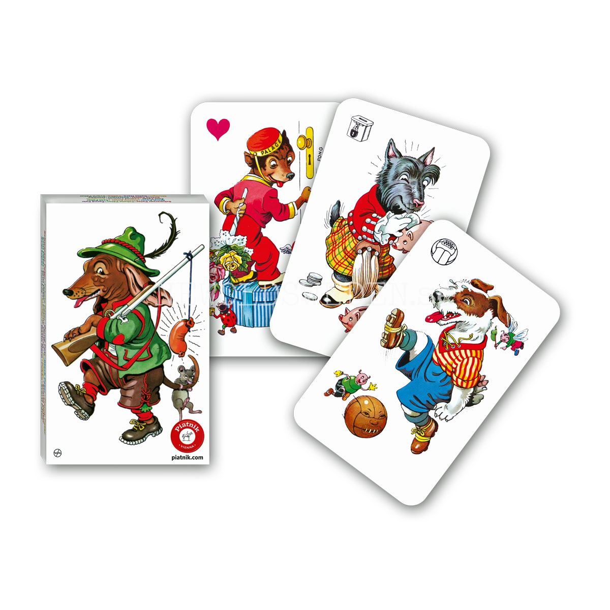 SVARTE PETTER Hundbilder Kortspel PIATNIK - K1 - NEWOLDSWEDEN.se