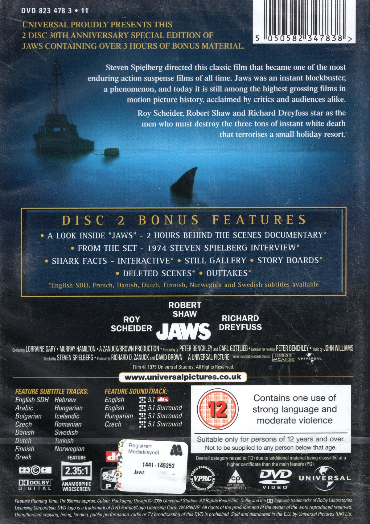 Jaws (2-disc) - Kvarnvideo.se