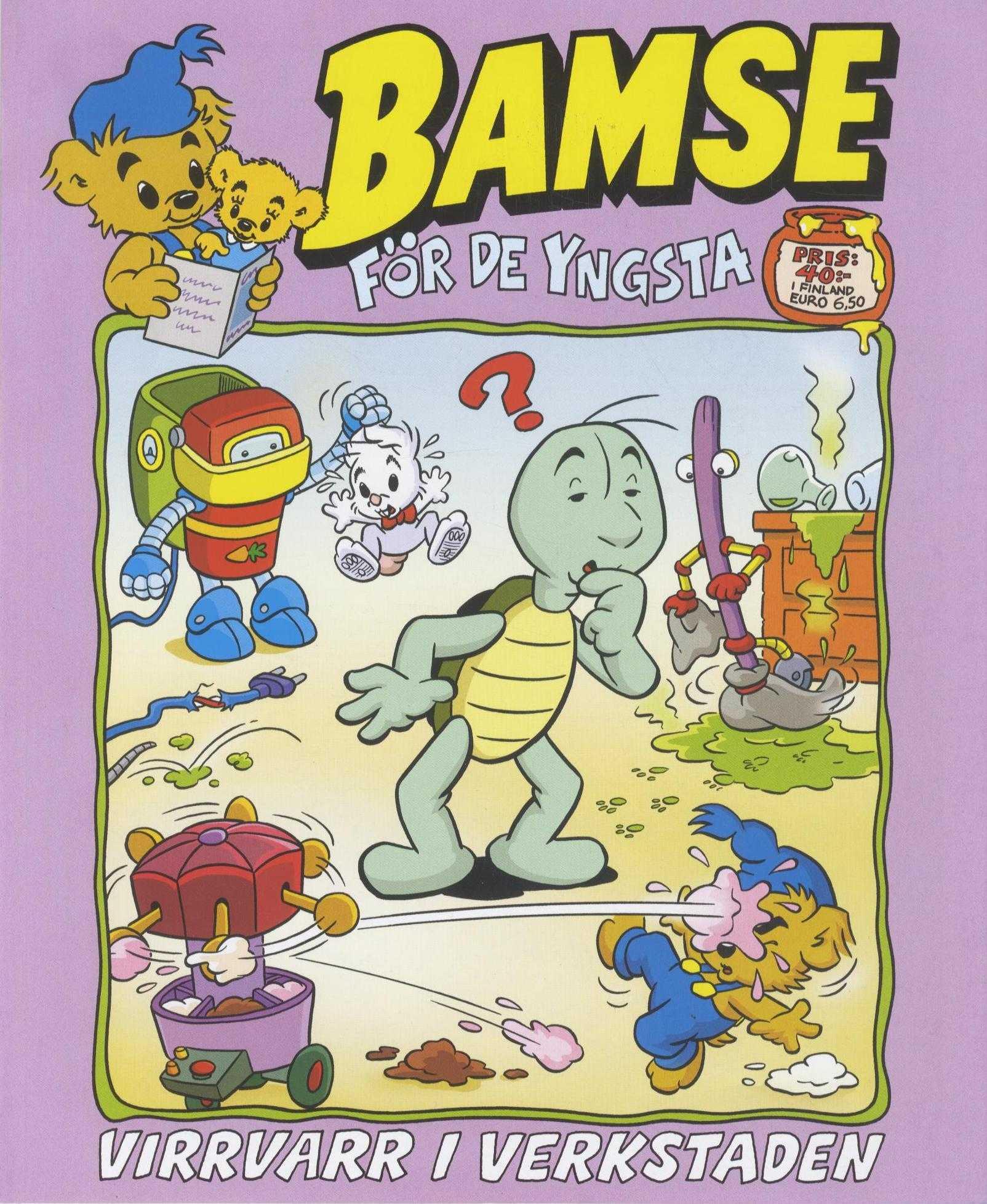 Bamse för de yngsta nr 9 2022, Virrvarr i verkstaden - Seriekällaren