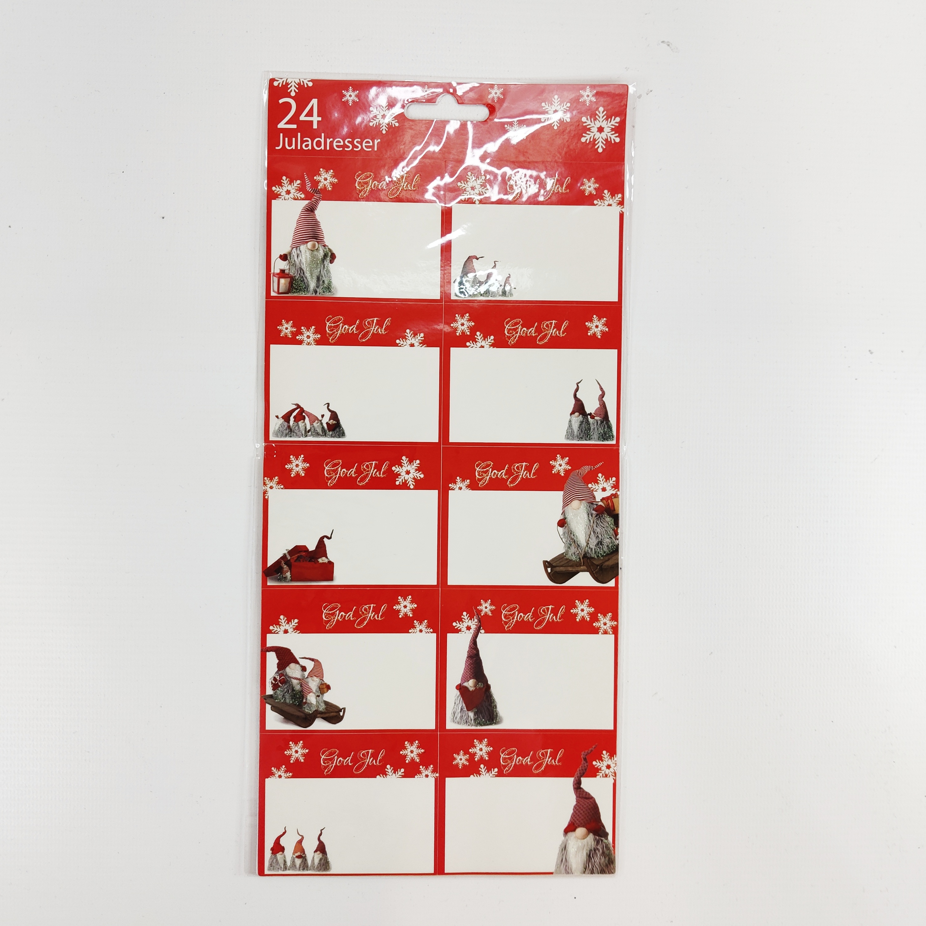 God Jul Stickers 24pcs - Robbis Hobby Shop