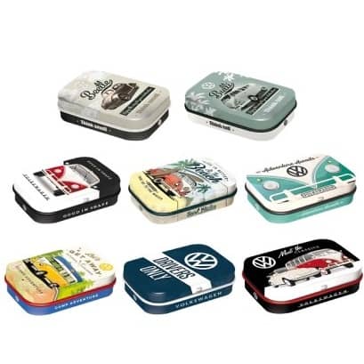 Nostalgi Mint pastiller I Plåtask VW Att Köpa Online. Volkswagen motiv.