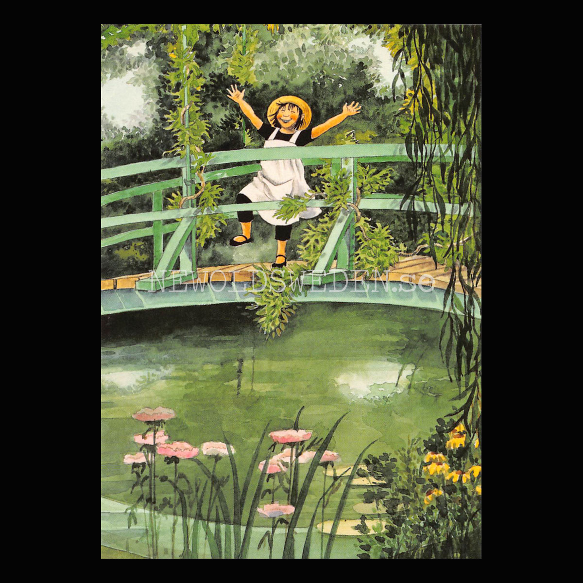 Linnea i målarens trädgård - Lena Andersson - 1855 - NEWOLDSWEDEN.se