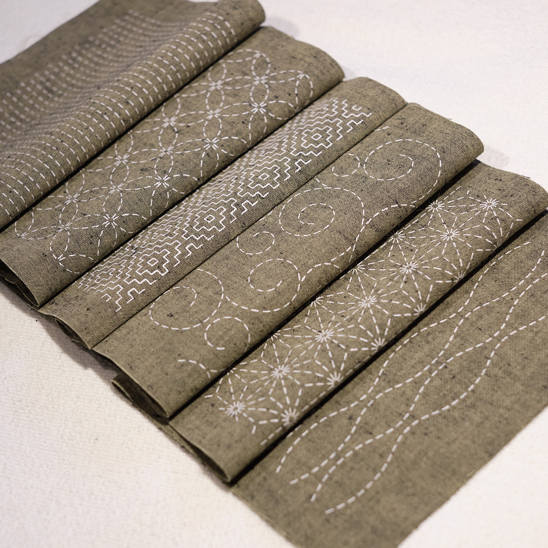 Sashiko Patch Mending - MCT2 Beige - marita rolin/garn&design