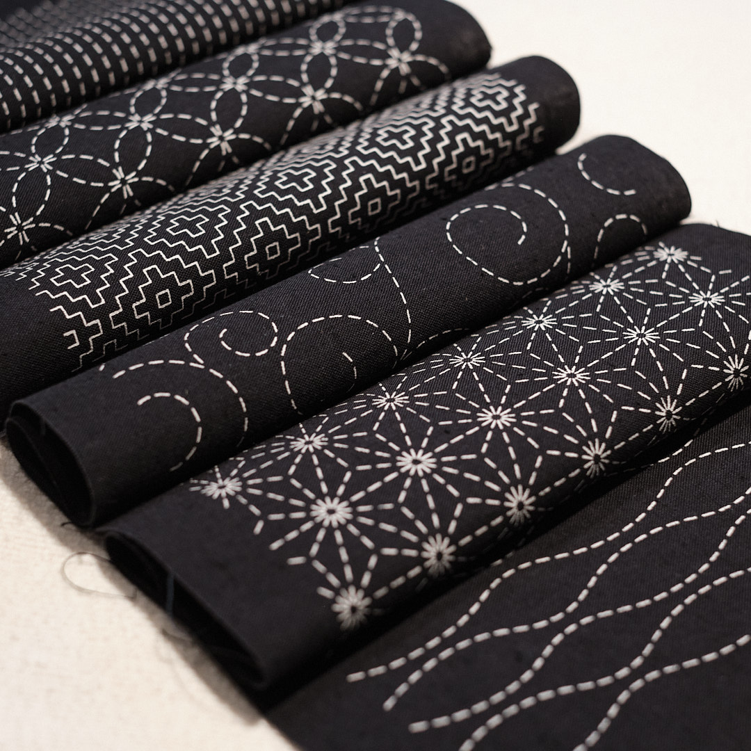 Sashiko Patch Mending - MCT6 Ink - marita rolin/garn&design