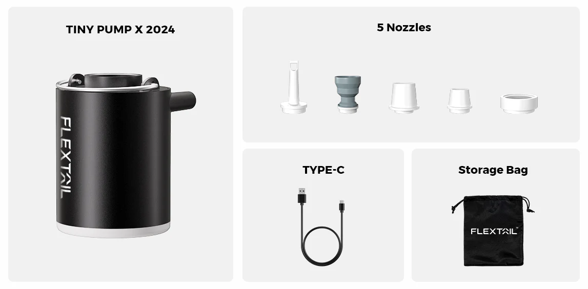 Flextail Tiny Pump X 2024 - Backpackinglight.se