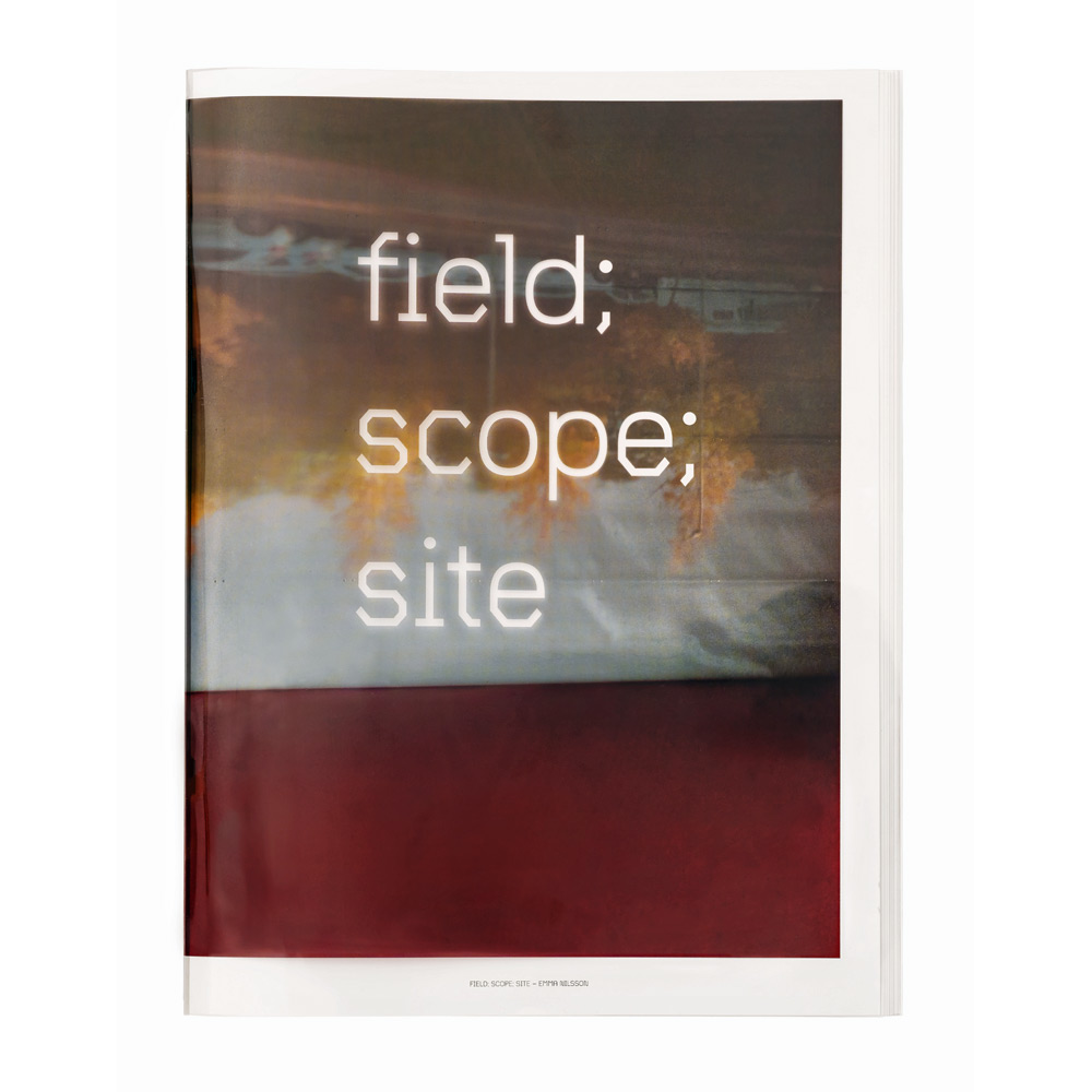 Emma Nilsson: field; scope; site - Konst/ig Books