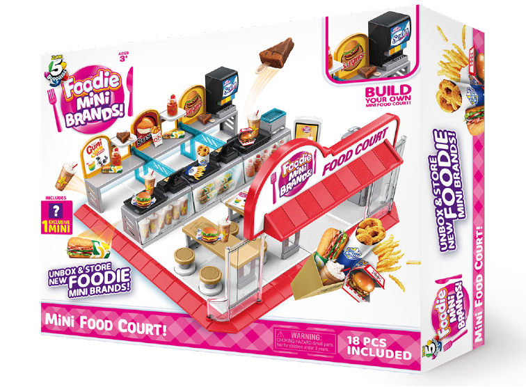 Zuru 5 Surprise Foodie Mini Brands Mini Food Court med 1 Exklusiv Mini ...