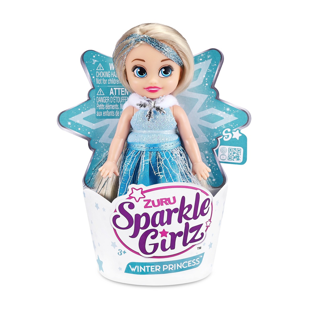 Zuru Sparkle Girlz Cupcake Winter Princess Docka - Toysforever