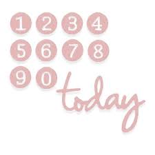 Sizzix - Dies Thinlits - Birthday Numbers - Maries Skaparhörna