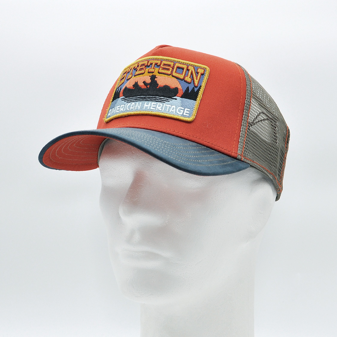 Stetson - Canoe Trucker Cap Red / Blue - Appertiff Workshop