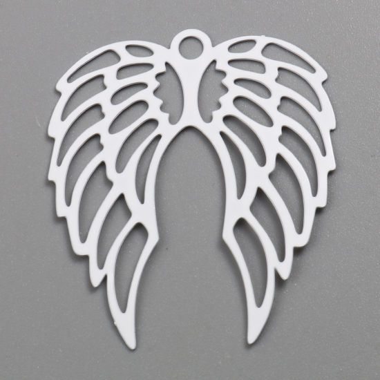 Sparklingdesign - Charm Angel wings Filigree, White