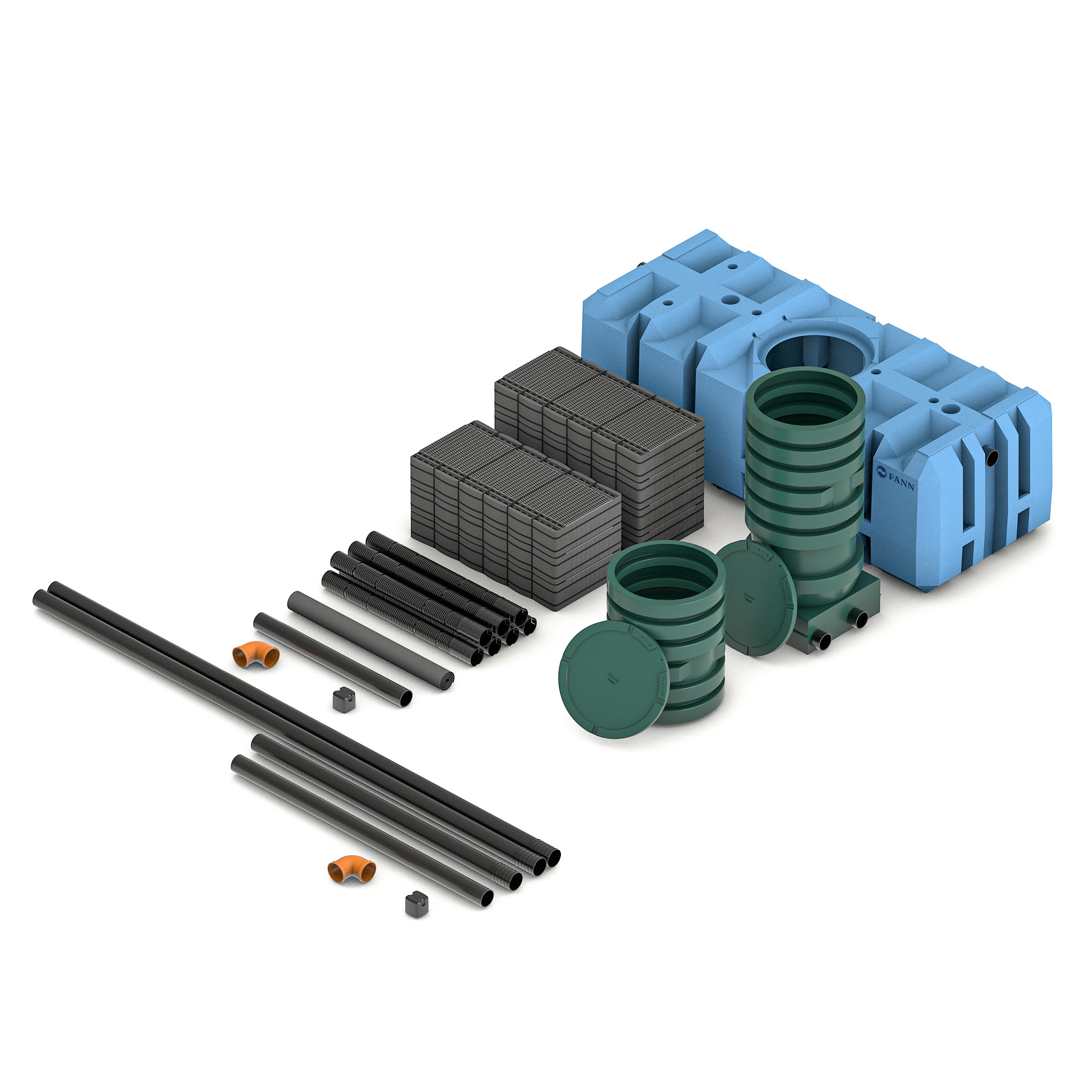 FANN INDRÄN PRO Markbädd WC+BDT 5pe - Magra Mark & VA-Produkter AB