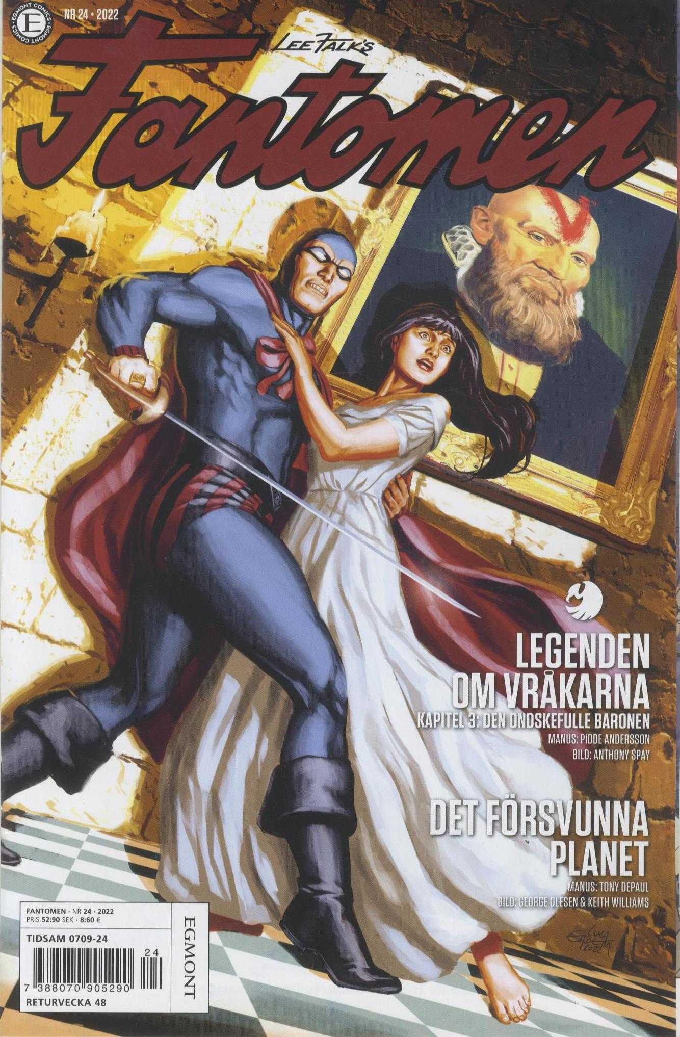 Fantomen 2022 nr 24, Legenden om Vråkarna kapitel 3 - Seriekällaren