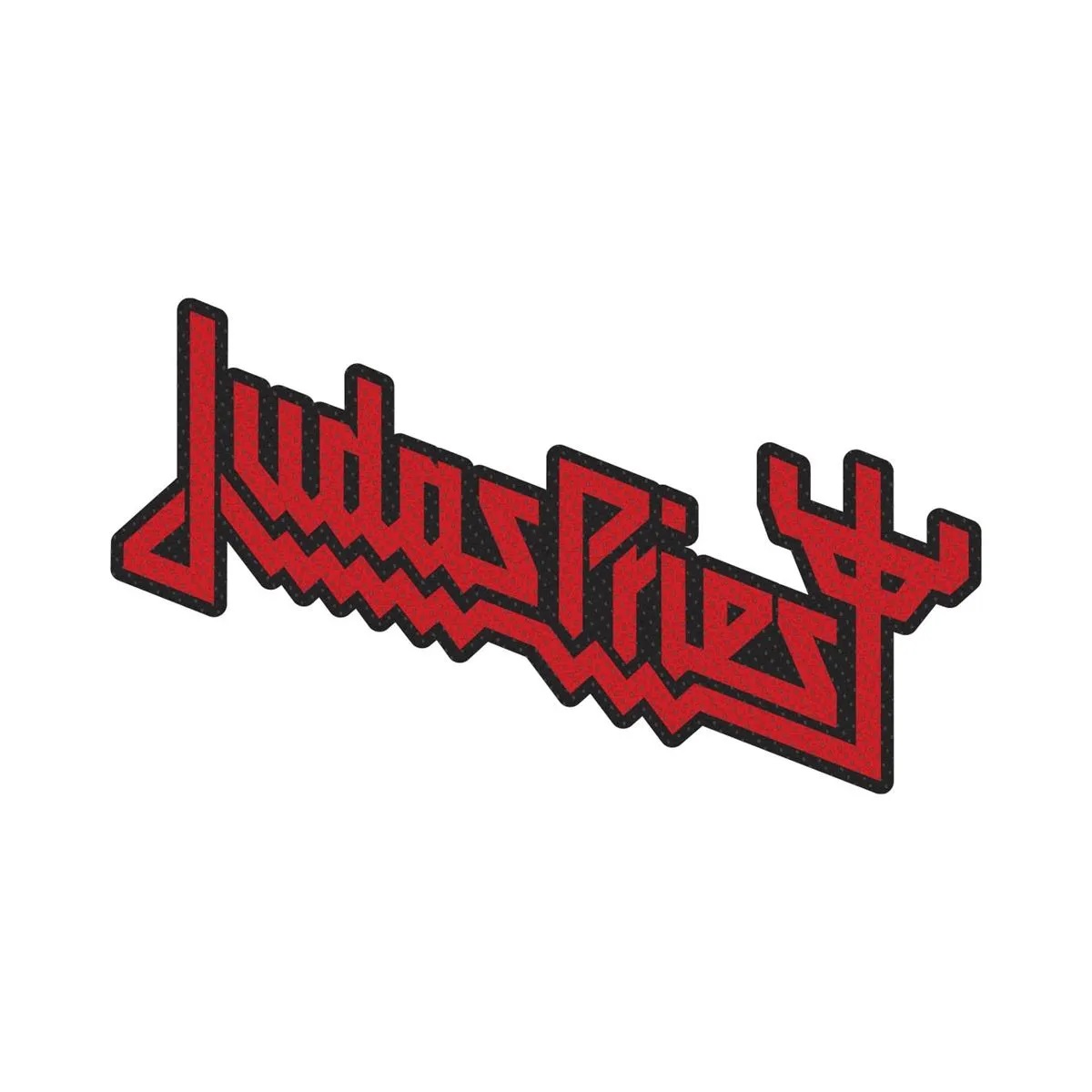 Judas Priest Logo Red Cut Out Patch - Rockzone