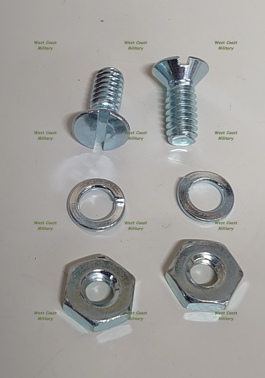 Accelerator pedal screw mounting kit - West coast military
