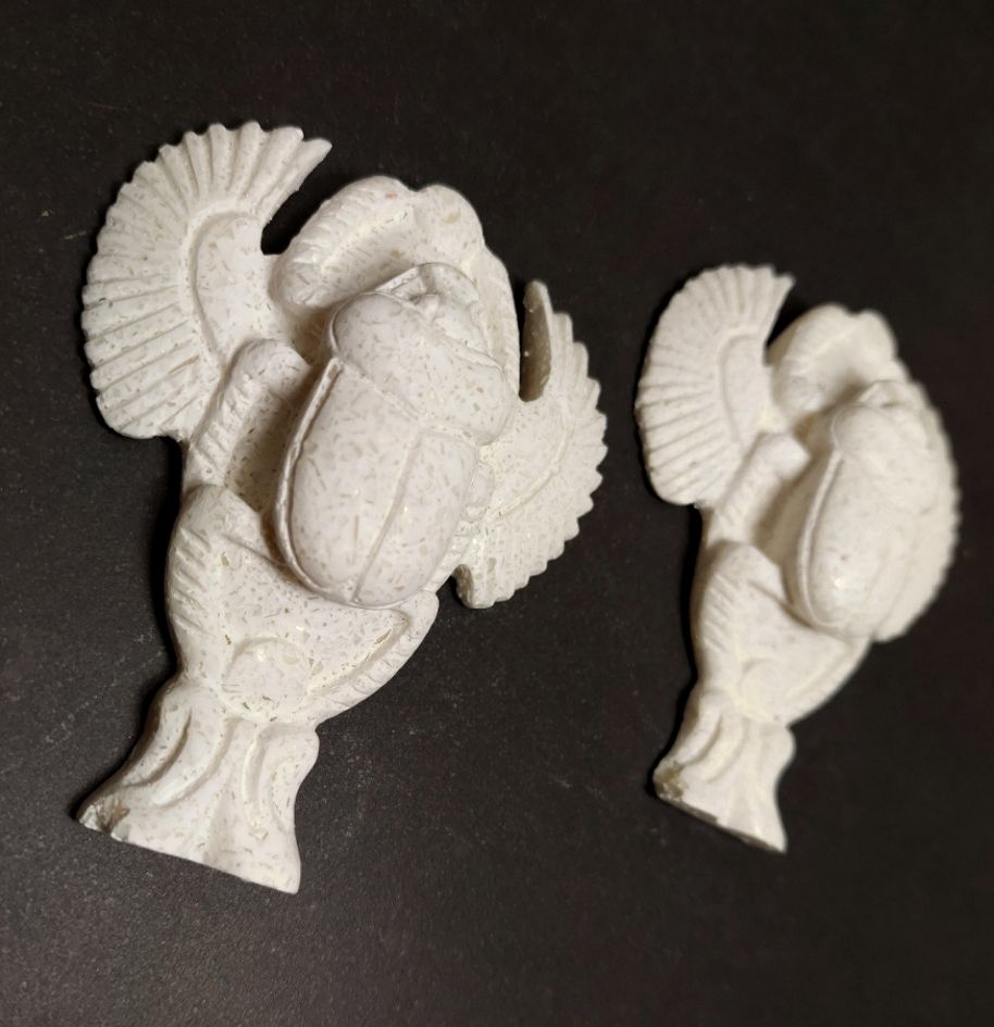 Stengarden.com - Egyptisk Skarabé i Alabaster sten