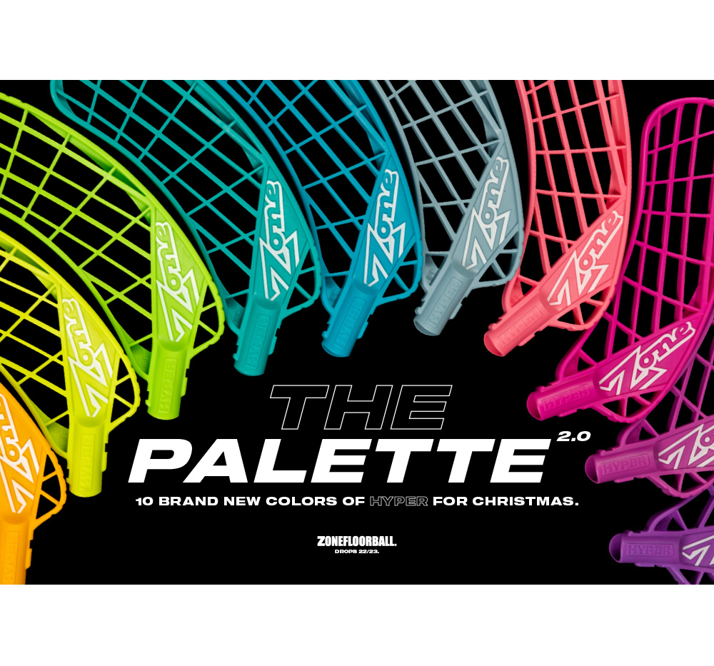 Zone Hyper blad Palette - Innebandyesset