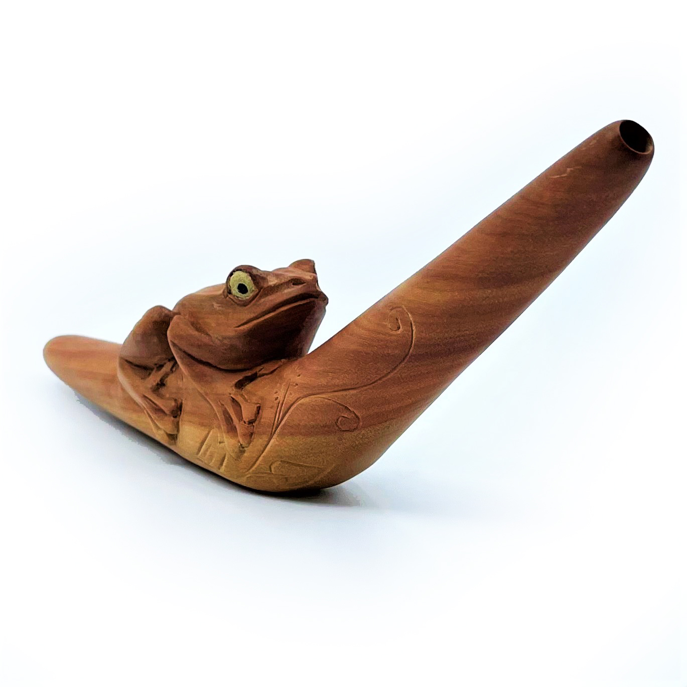 Kambo Frog Tepi - Sawo Wood - kuripe.com