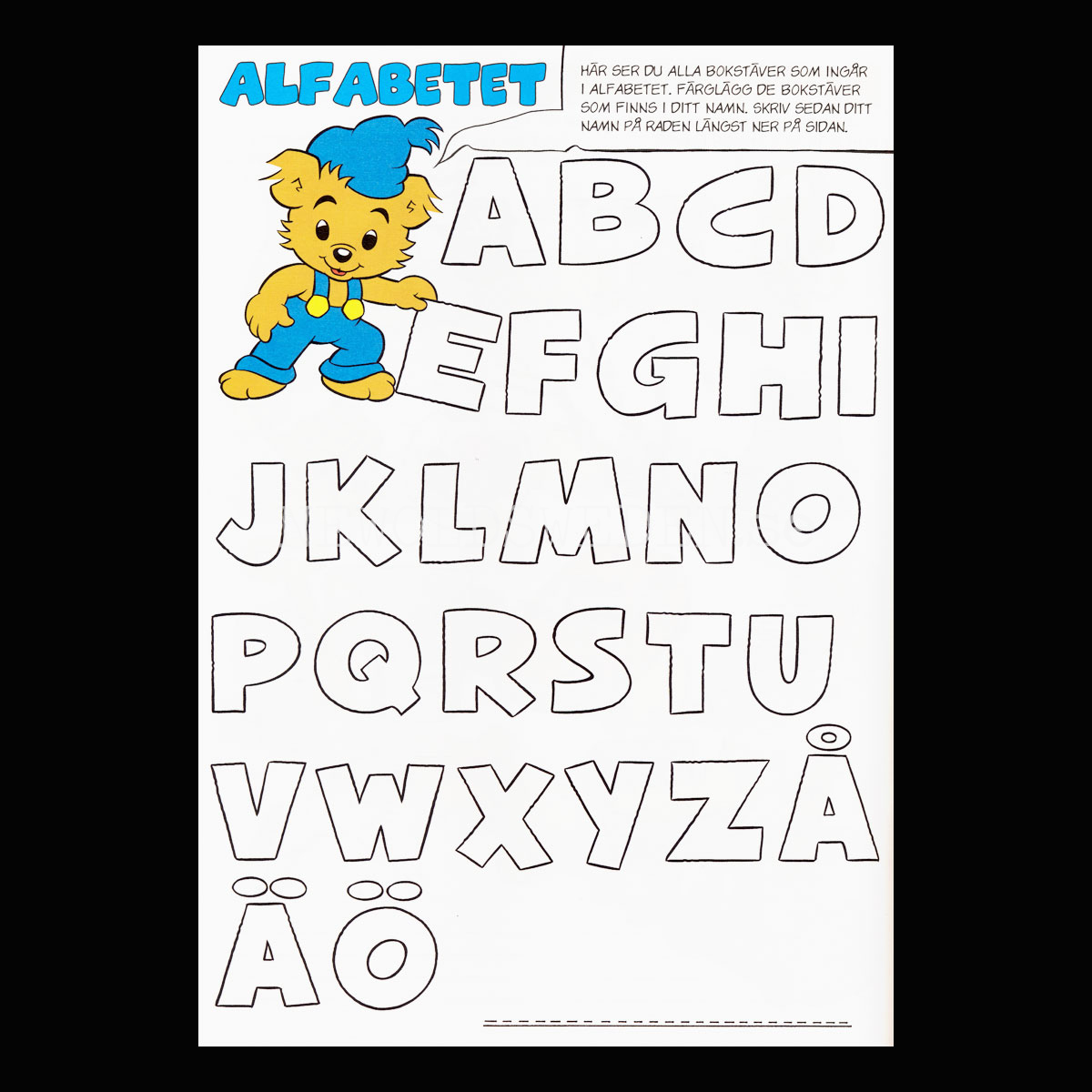 LÄS OCH SKRIV MED BAMSE - S1 - NEWOLDSWEDEN.se