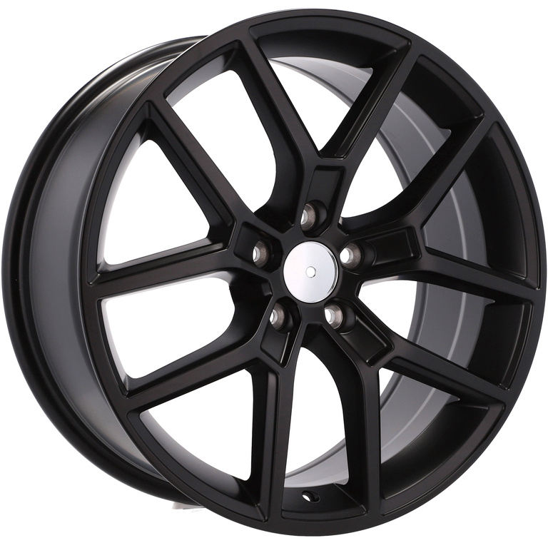 18" Raceline D30 Satin black 5x108 - -WHEELFIT-