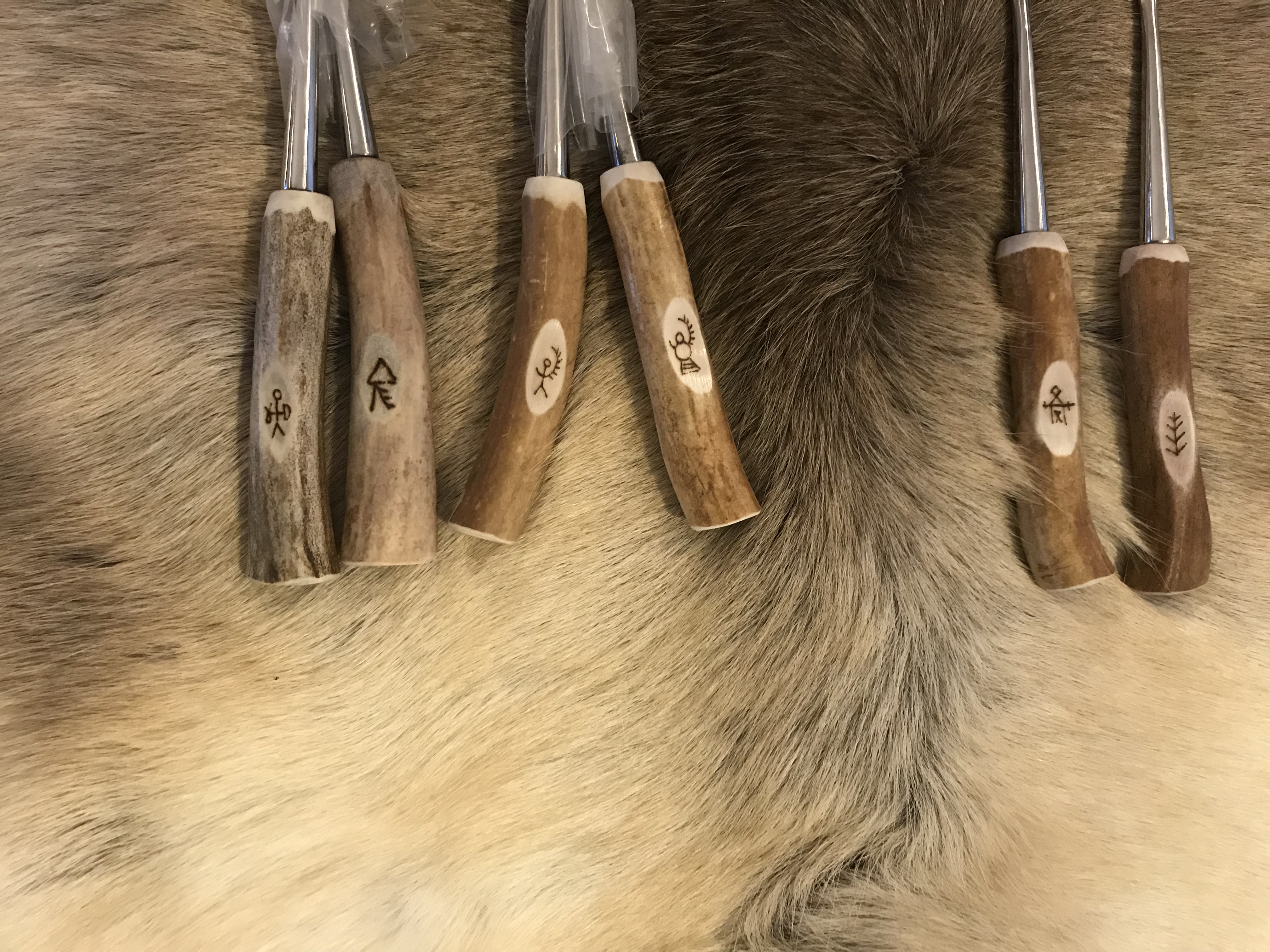 Sallads-Set LT, Renhorn - Lappland-Shop