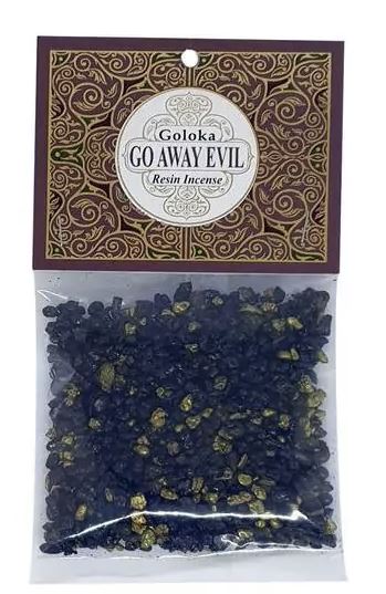 Stengarden.com - Goloka Resin Incense Mix - Go Away Evil , 30gram