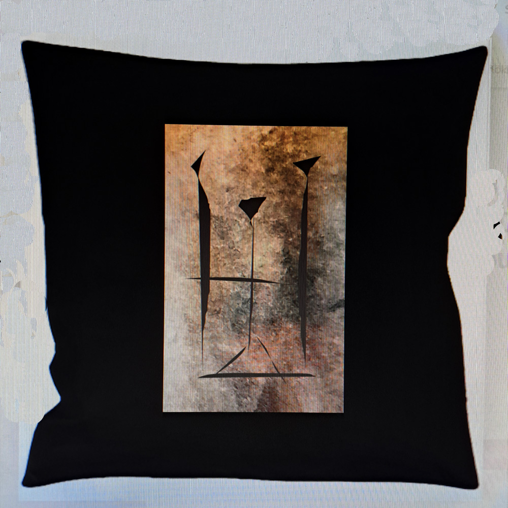 Kuddfodral Sáráhkká - Samisk skyddsgudinna, Sammet, Jokkmokk design ELD ...