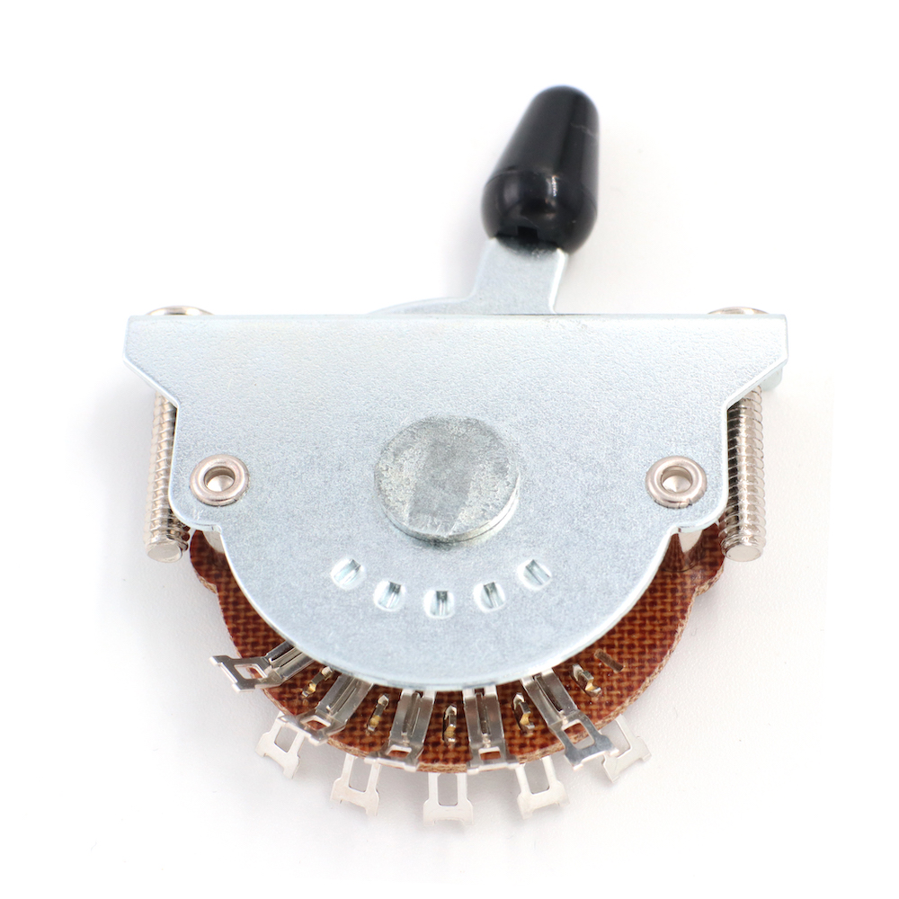 strings.fi - 4-Way Blade Switch for Tele Custom Wiring (Black Tip)