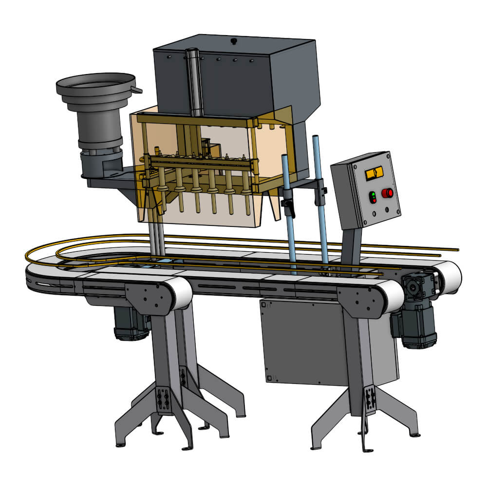 Automatisk flaskfyllningslinje - Rååpress