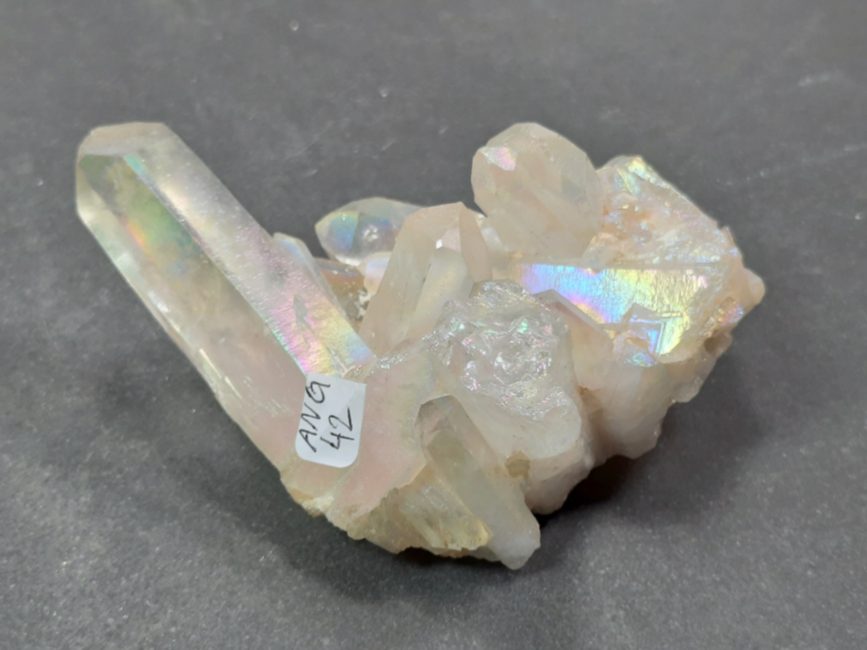 Stengarden.com - Angel aura kvarts kluster - AA+ kvalitet