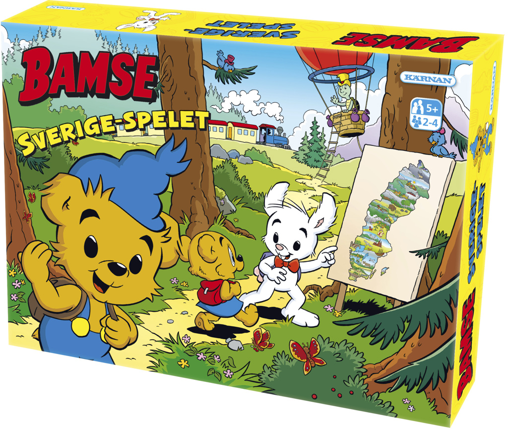 Bamse Sverige spelet, 2-4 deltagare från 5år - Seriekällaren