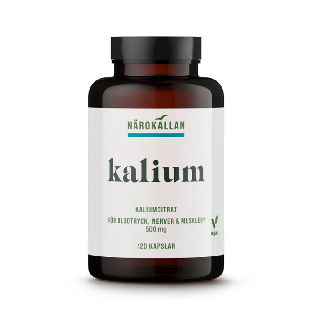 Kaliumcitrat 120 kap Närokällan - MåBra Postorder